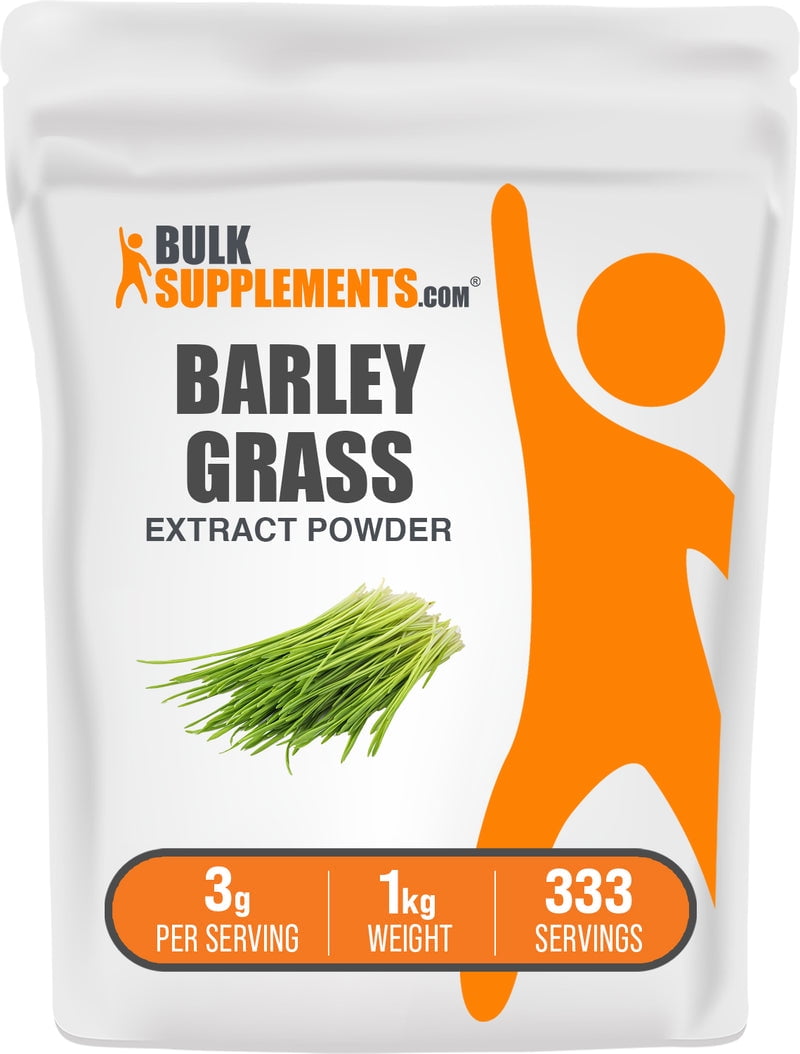 BulkSupplements Barley Grass Extract Powder - 3g per Serving - 1 ...