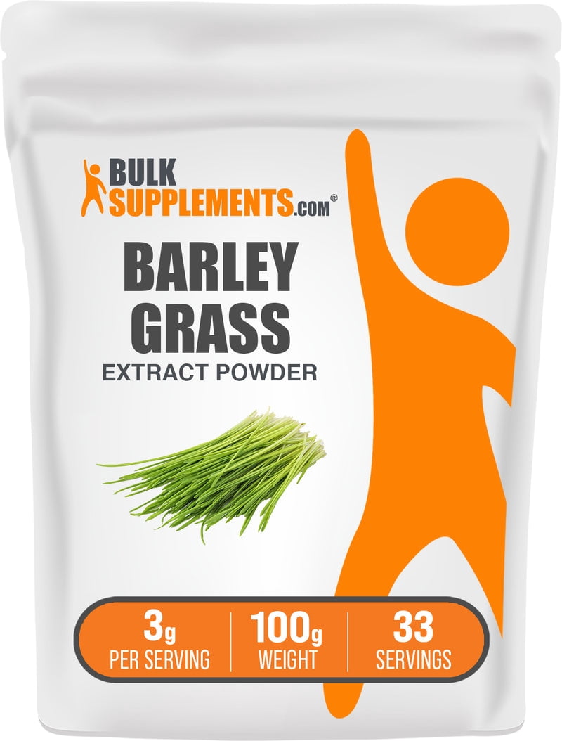 BulkSupplements Barley Grass Extract Powder - 3g per Serving - 100 ...
