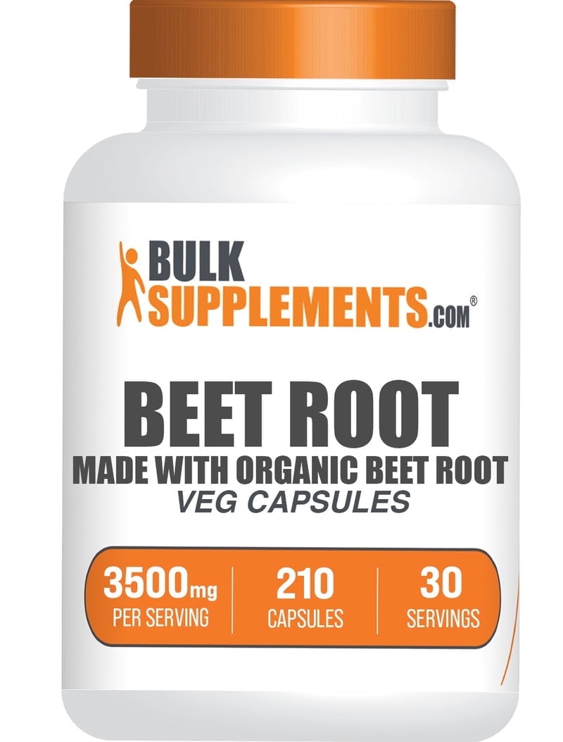 BulkSupplements Beet Root Capsules - Dietary Supplement, Vegan-Friendly ...