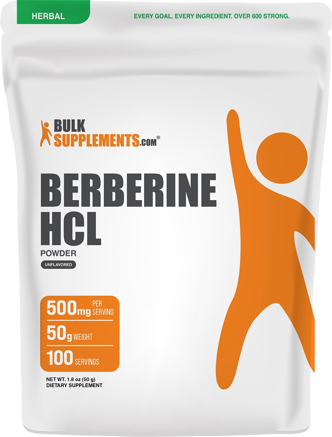 BulkSupplements.com Berberine HCl Supplement, 500mg - Supports ...