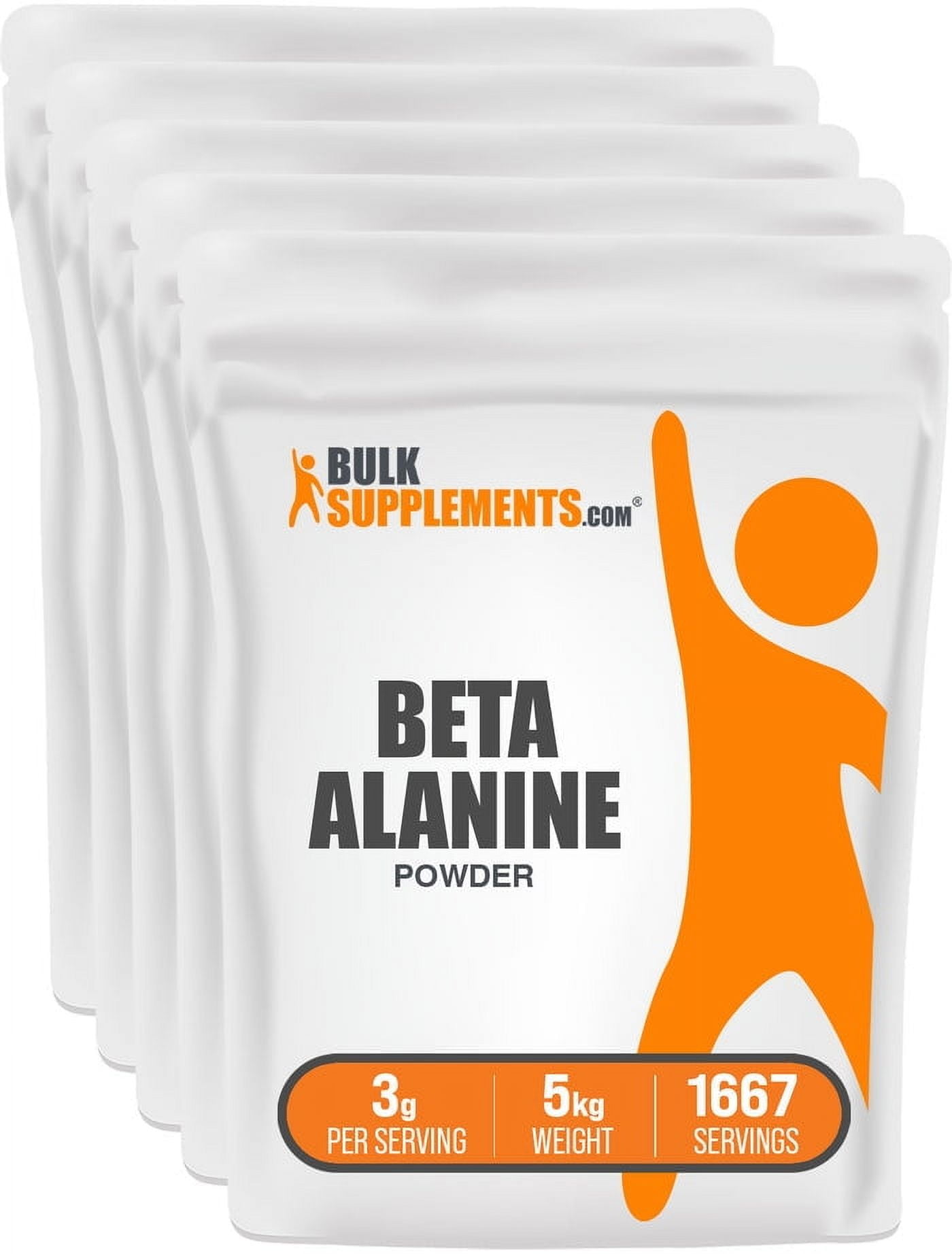 BulkSupplements Beta Alanine Powder - 3g per Serving - 5 Kilograms (11 ...