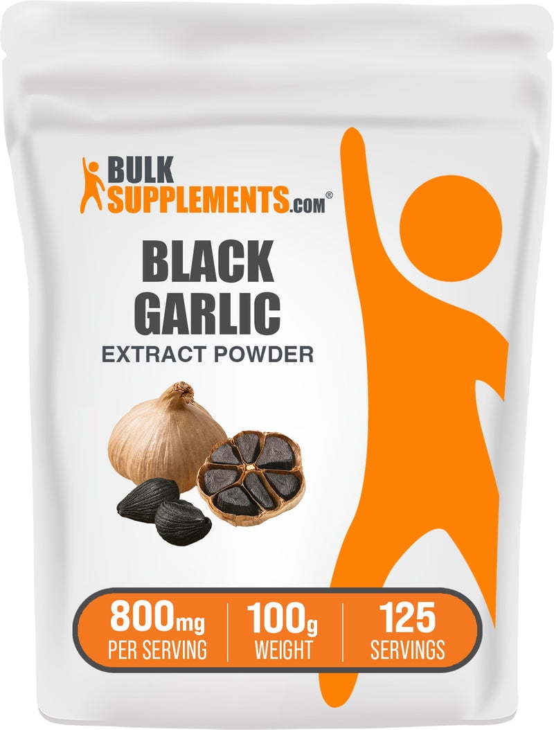 BulkSupplements Black Garlic Extract Powder - 800mg per Serving - 100 ...