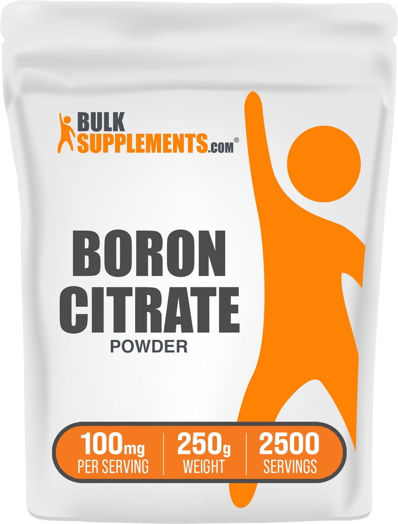 BulkSupplements Boron Citrate Powder - About 100mg per Serving - 250 ...