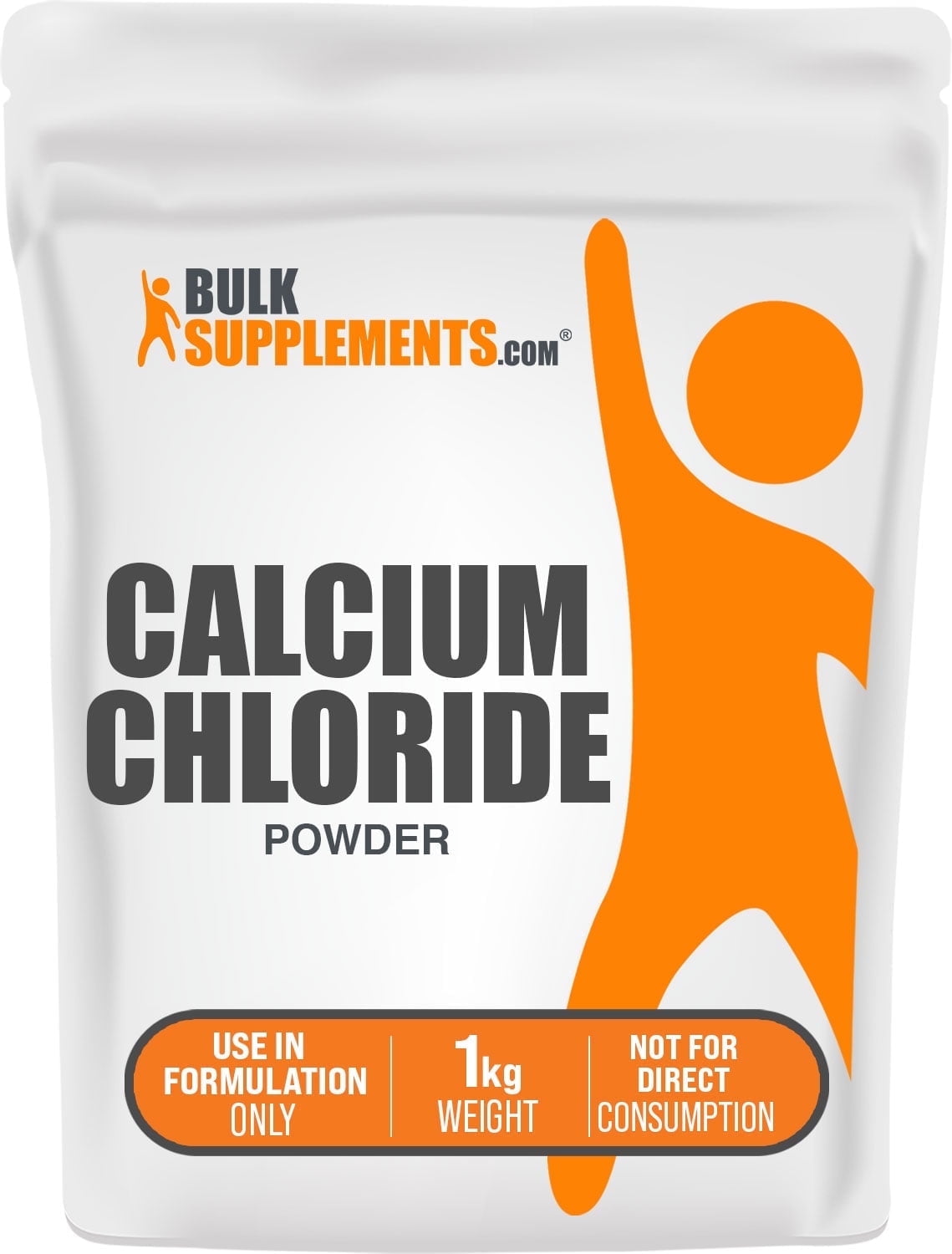 BulkSupplements Calcium Chloride Dihydrate Powder - Gluten Free ...