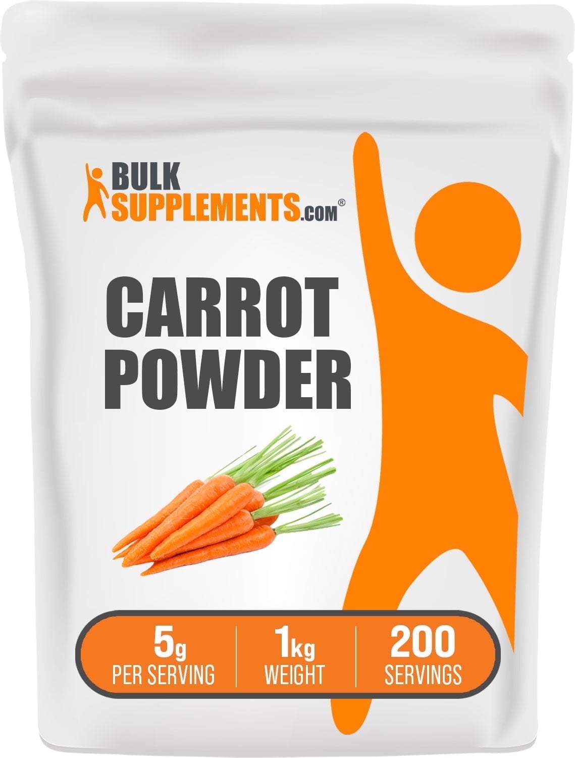 BulkSupplements Carrot Powder - 5g per Serving - 1 Kilogram (2.2 lbs ...