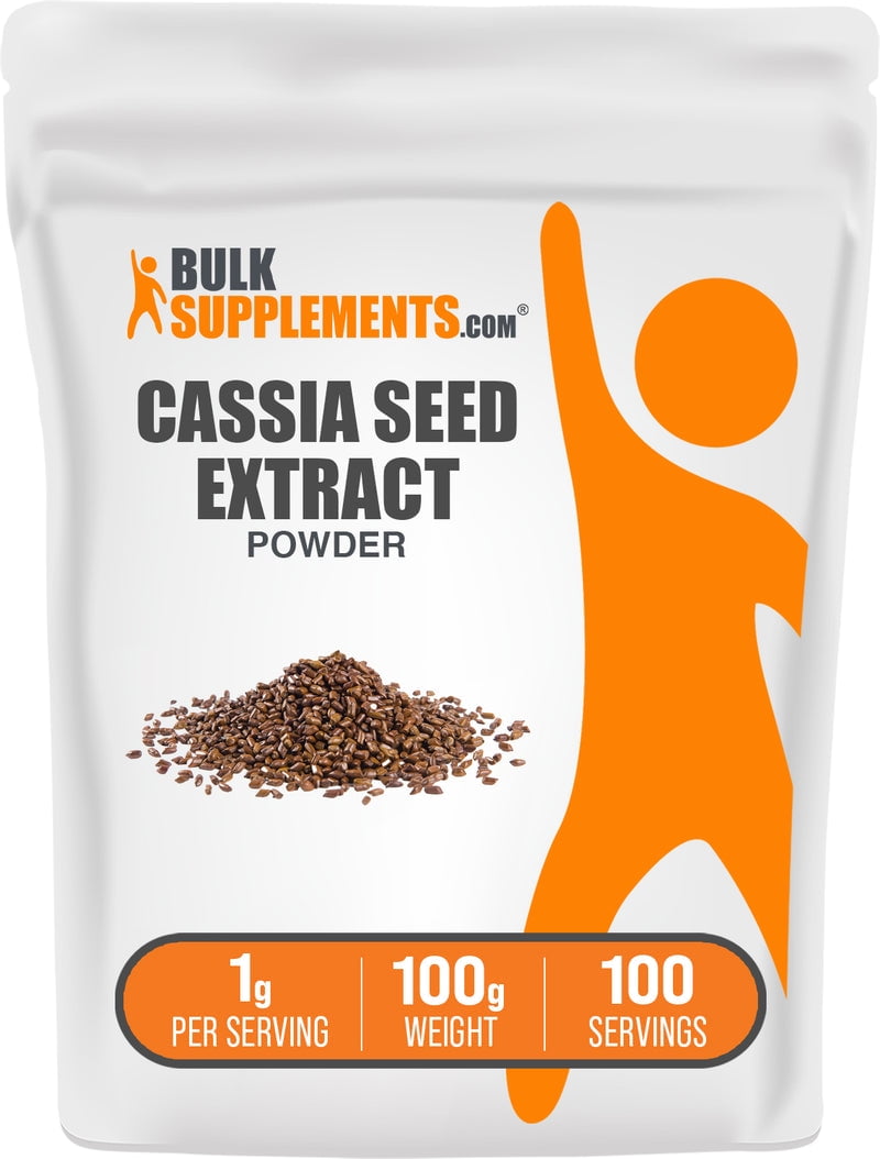 BulkSupplements Cassia Seed Extract Powder - 1g per Serving - 100 Grams ...