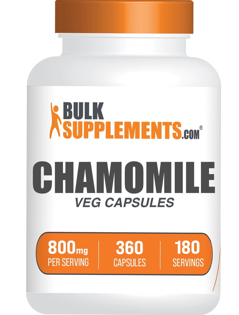 BulkSupplements Chamomile Extract Capsules- 800mg per Serving (360 ...
