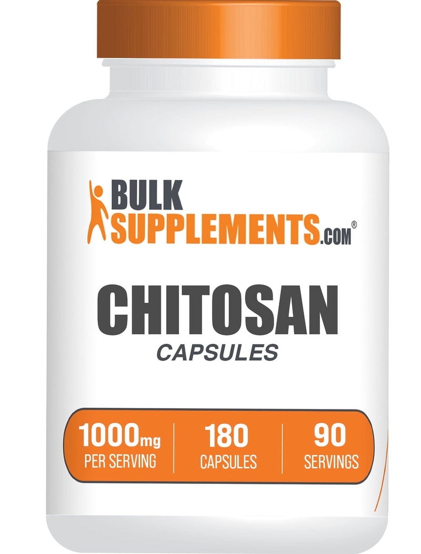 BulkSupplements Chitosan Capsules - 1000mg per Serving (180 Capsules ...