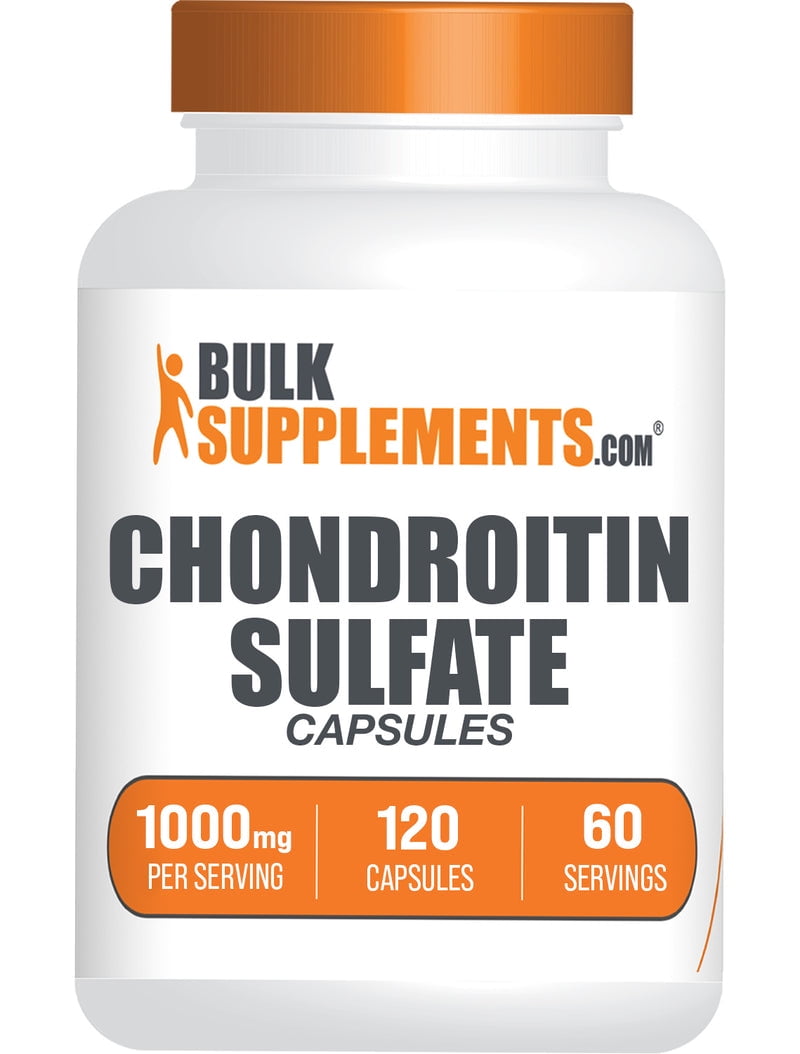 BulkSupplements Chondroitin Sulfate Capsules - 1000mg per Serving (120 Capsules - 60 Servings ...