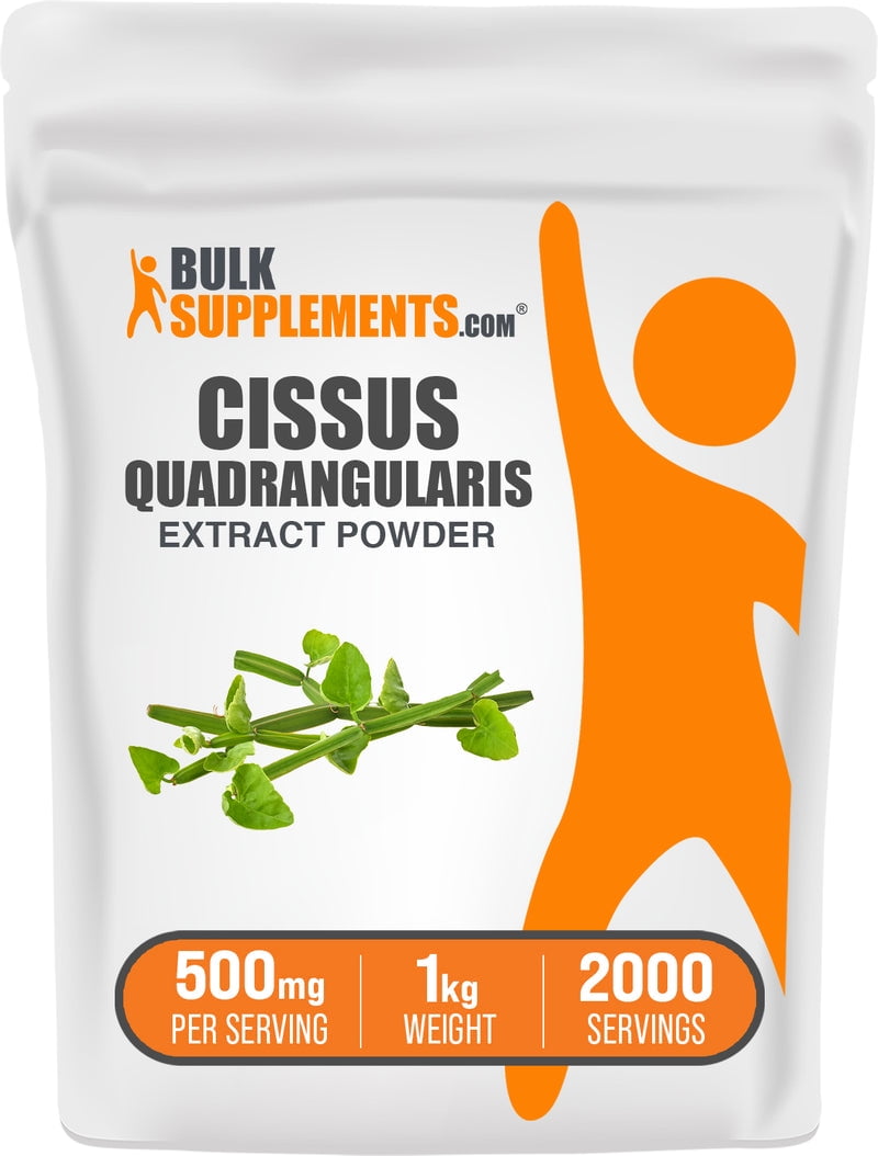 BulkSupplements Cissus Quadrangularis Extract Powder- 500mg per Serving ...