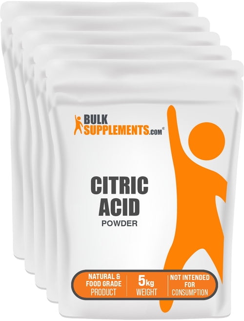 BulkSupplements Citric Acid Powder - Bath Bomb Maker & Natural Food ...