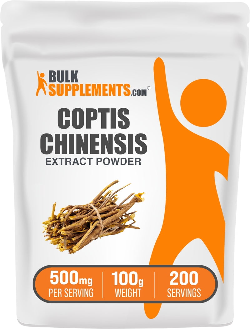 BulkSupplements Coptis Chinensis Extract Powder - 500mg per Serving ...
