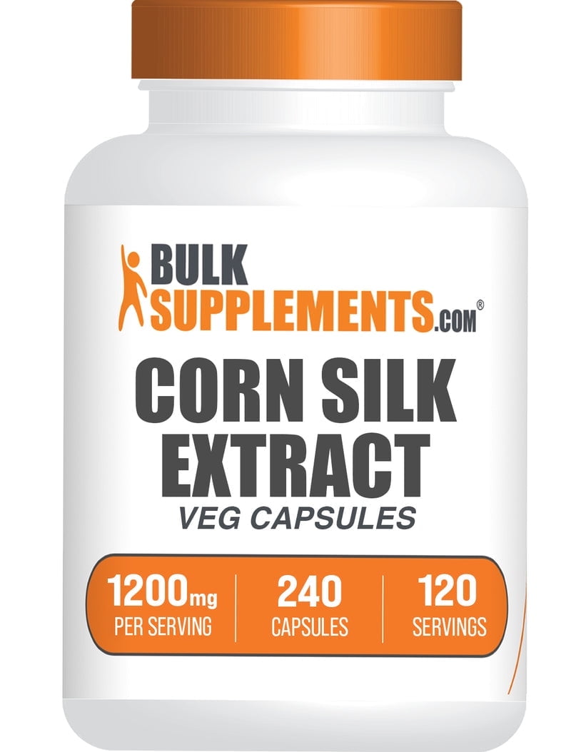 BulkSupplements Corn Silk Extract Capsules - Herbal Supplement, 2 ...
