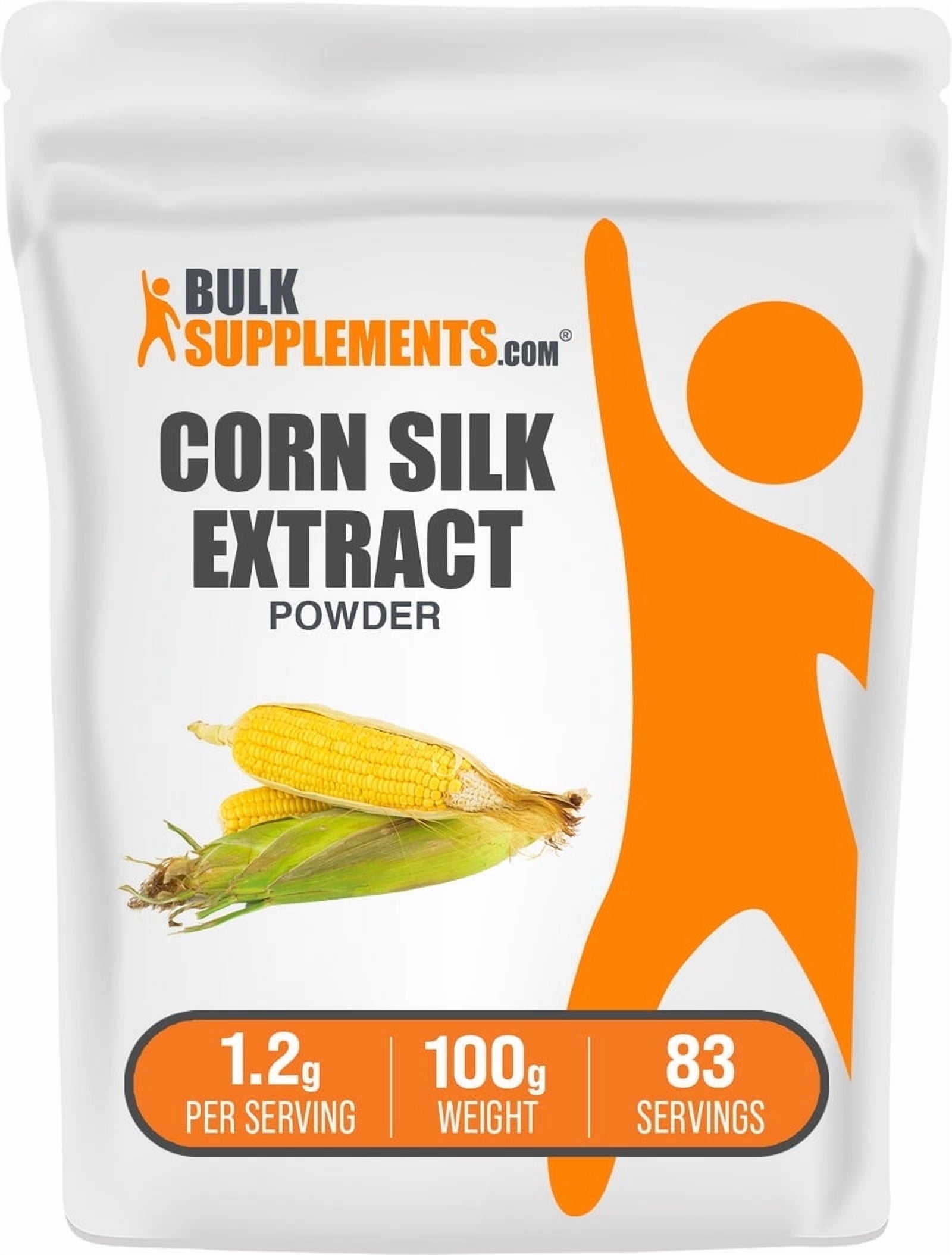 BulkSupplements Corn Silk Extract Powder- 1.2g per Serving - 100 Grams ...