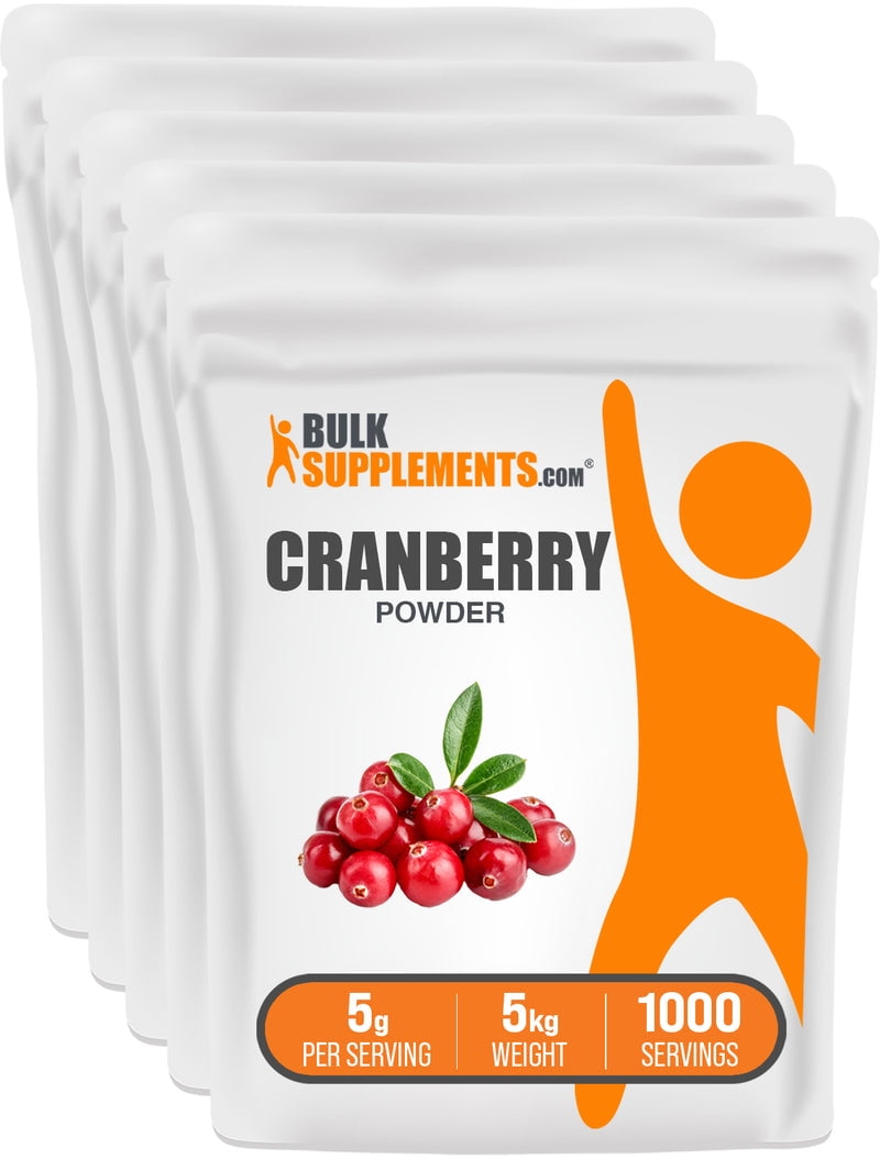 BulkSupplements Cranberry Powder - 5g per Serving - 1 Kilogram (2.2 lbs ...