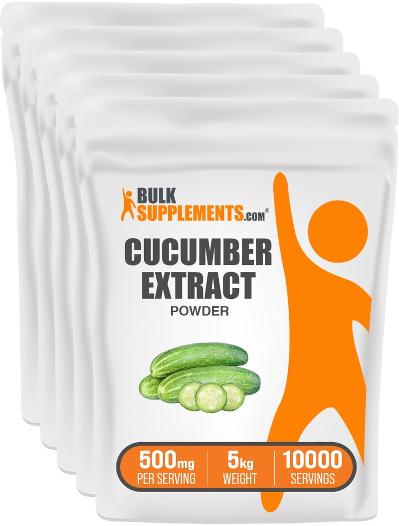 BulkSupplements Cucumber Extract Powder - 500mg per Serving - 5 ...