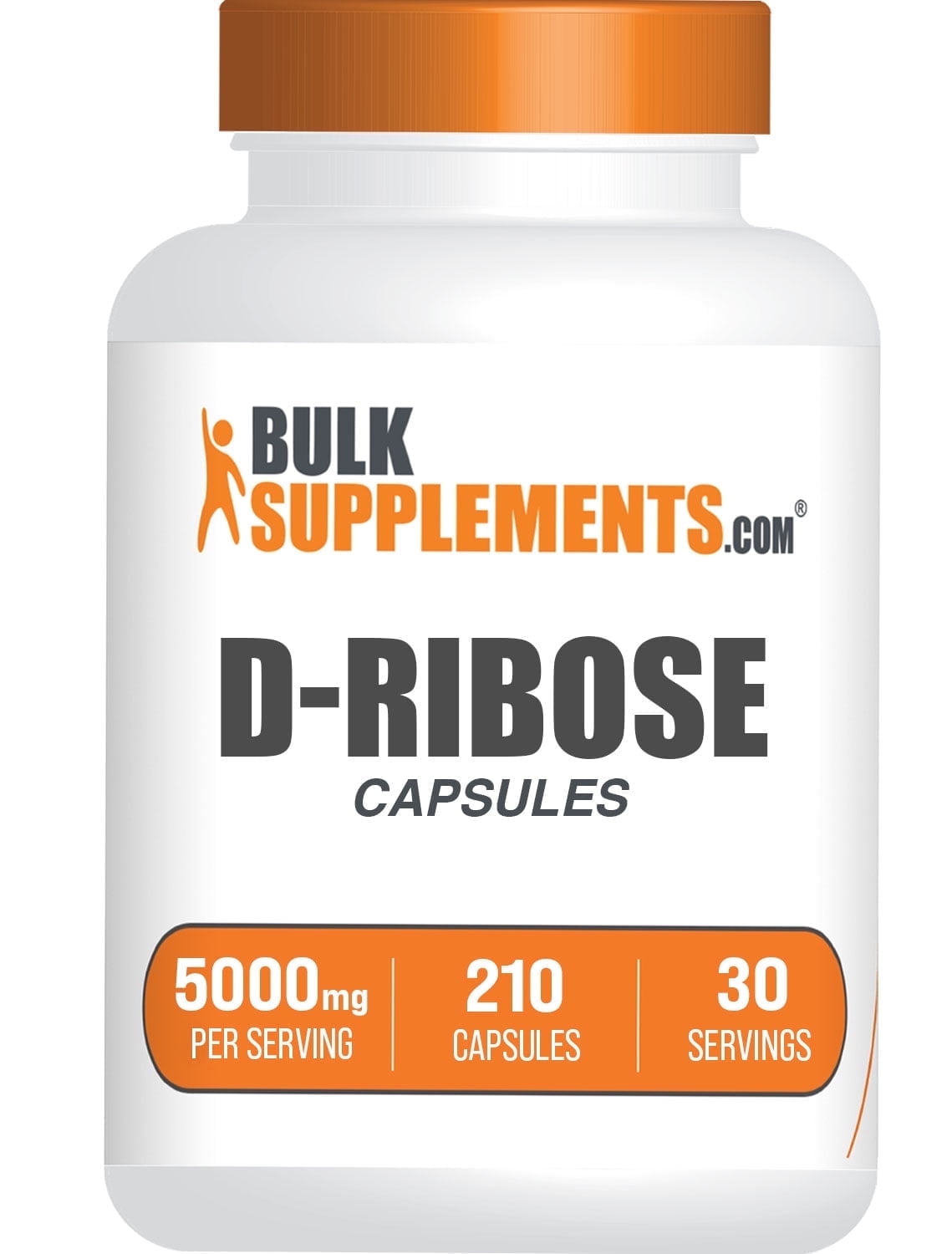 BulkSupplements D-Ribose Powder Dietary Supplement 7 Capsules per ...