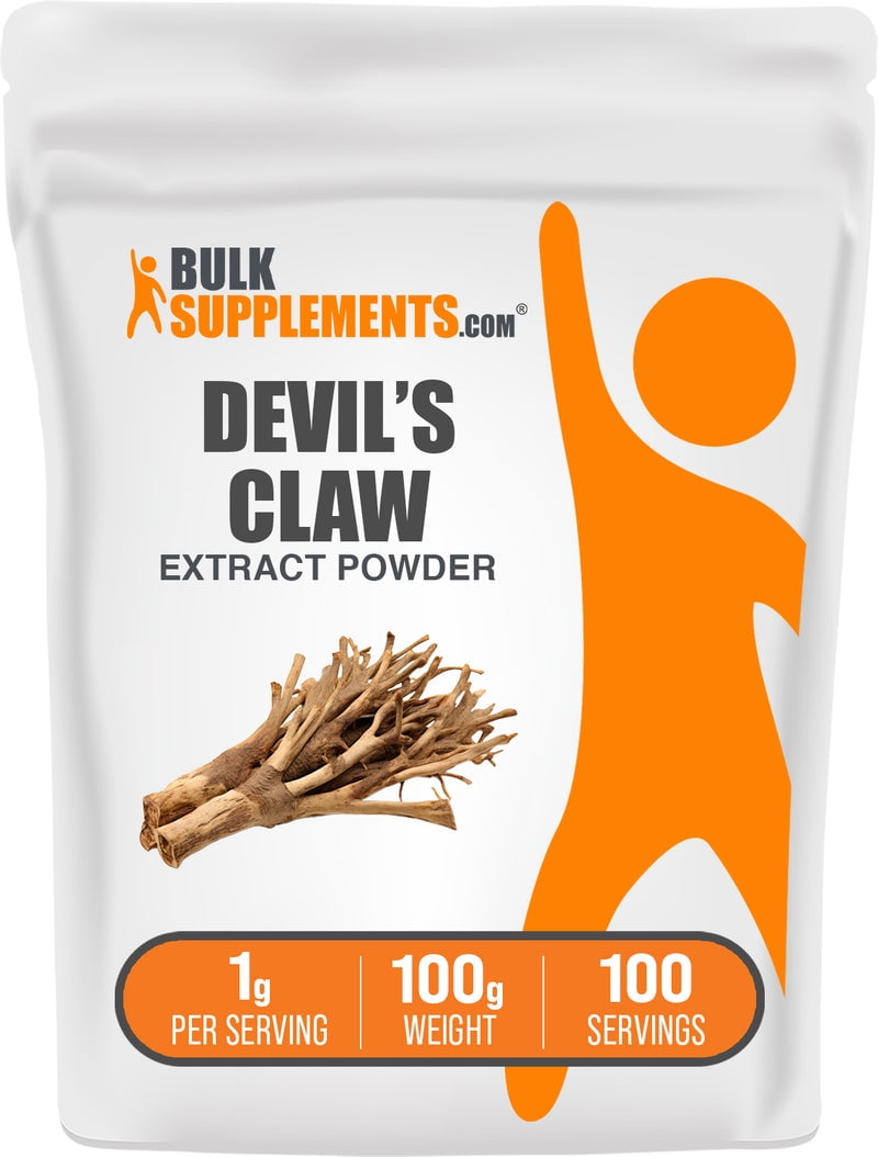 BulkSupplements Devil's Claw Extract Powder - 1g per Serving - 100 ...