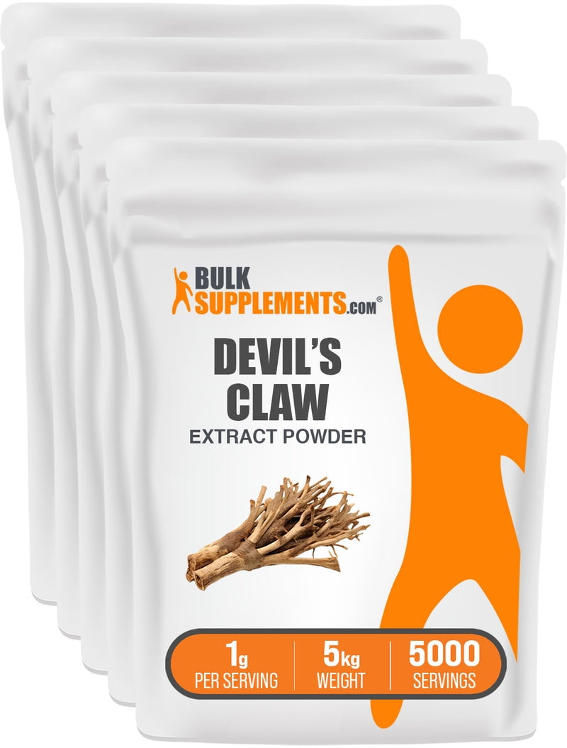 BulkSupplements Devil's Claw Extract Powder - 1g per Serving - 5 ...