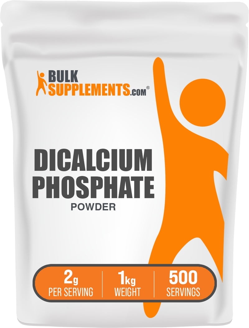 BulkSupplements Dicalcium Phosphate (DCP) Powder - 2g per Serving - 1 ...