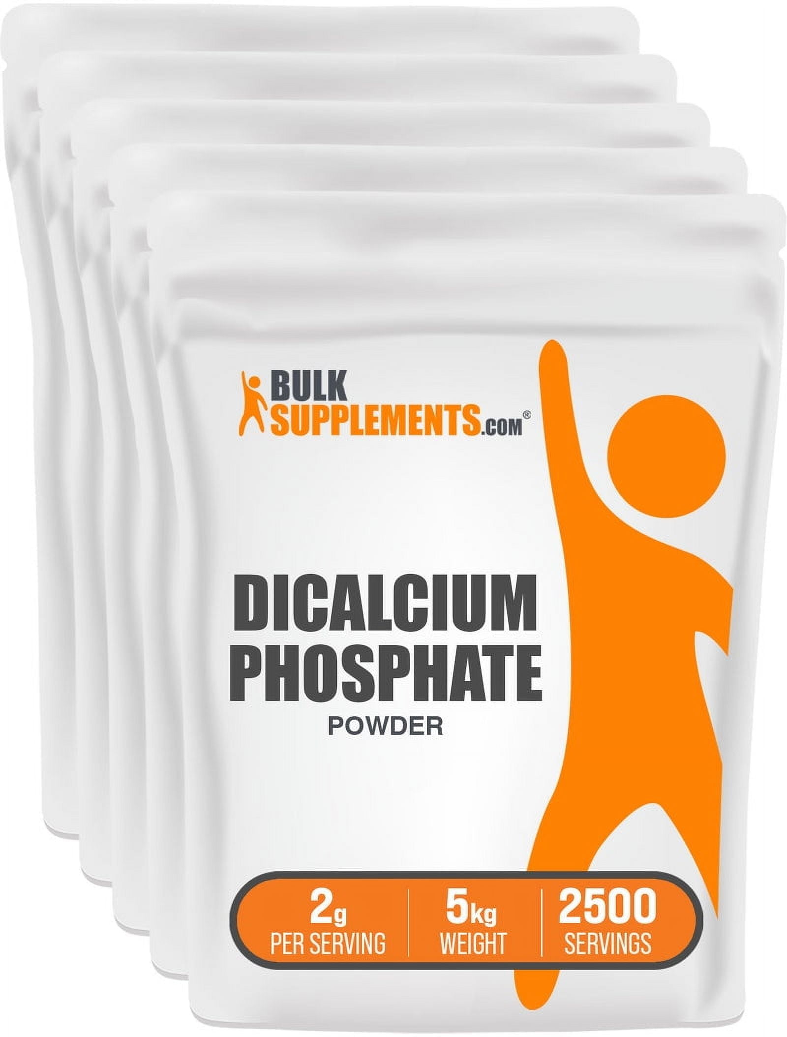 BulkSupplements Dicalcium Phosphate (DCP) Powder - 2g per Serving - 5 ...