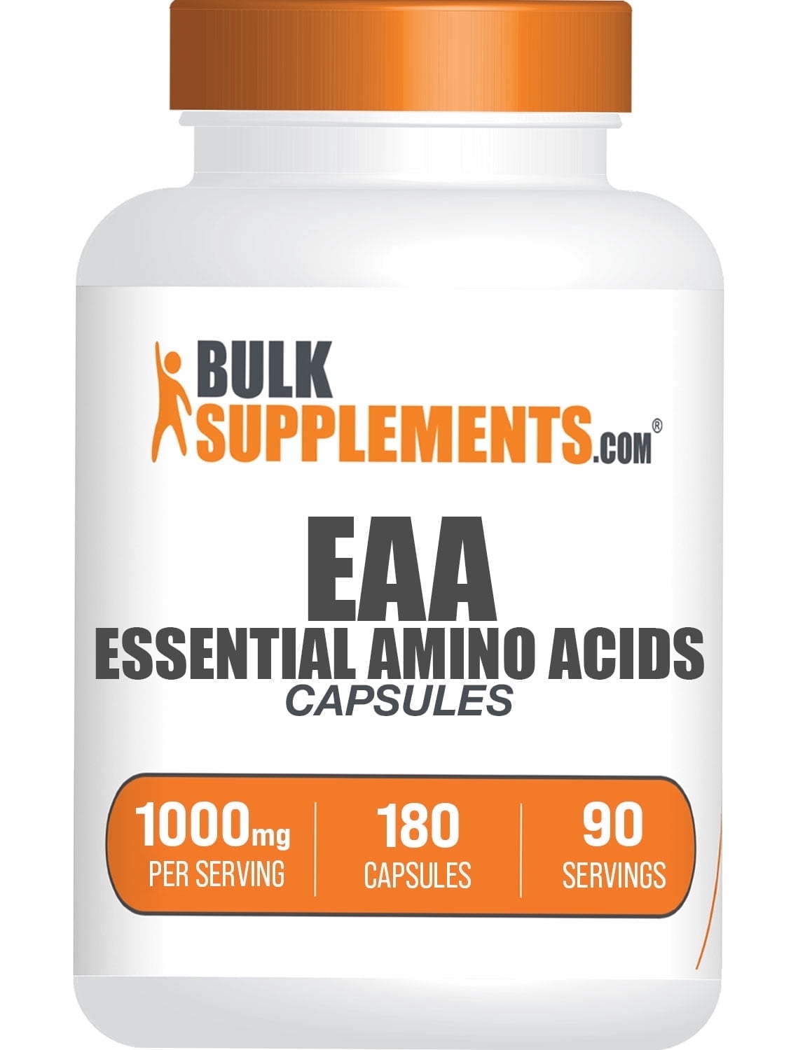 BulkSupplements EAA Capsules - Essential Amino Acids, Dietary ...