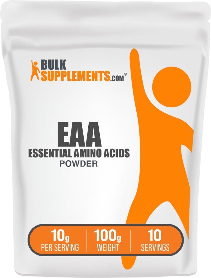 BulkSupplements.com, EAA Powder, 100g, Unflavored Dietary Supplement ...