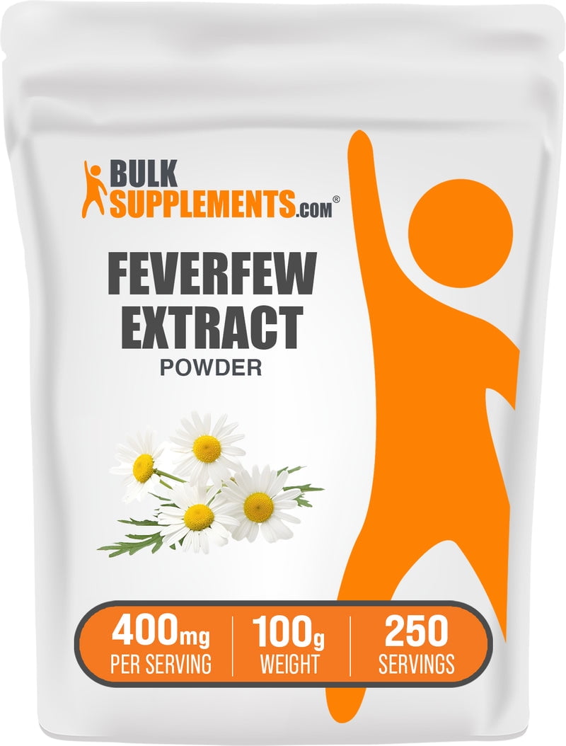 BulkSupplements Feverfew Extract Powder - 400mg per Serving - 100 Grams ...