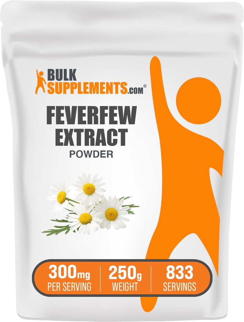 BulkSupplements Feverfew Extract Powder - 300mg per Serving - 250 Grams ...