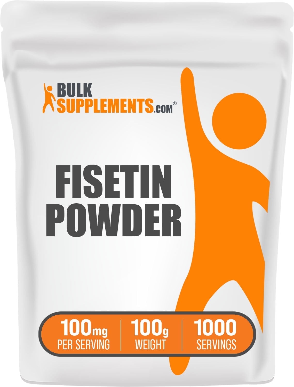 BulkSupplements Fisetin Powder - 100mg per Serving - 100 Grams (3.5 oz ...