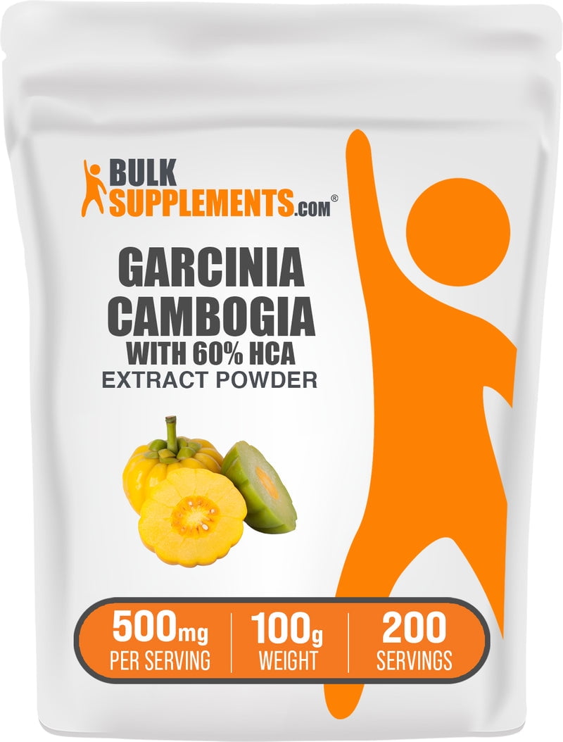 BulkSupplements Garcinia Cambogia Extract (60% HCA) Powder - 500mg per ...