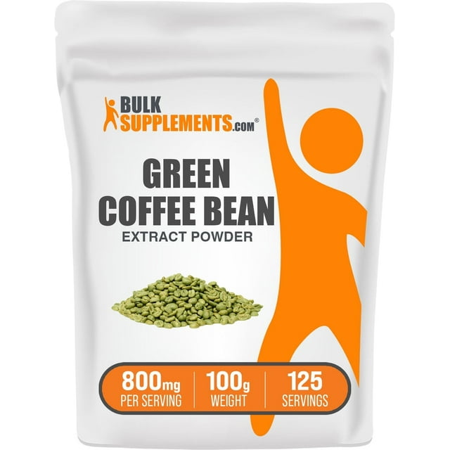 BulkSupplements.com Green Coffee Bean Extract Powder - 800mg Dietary ...