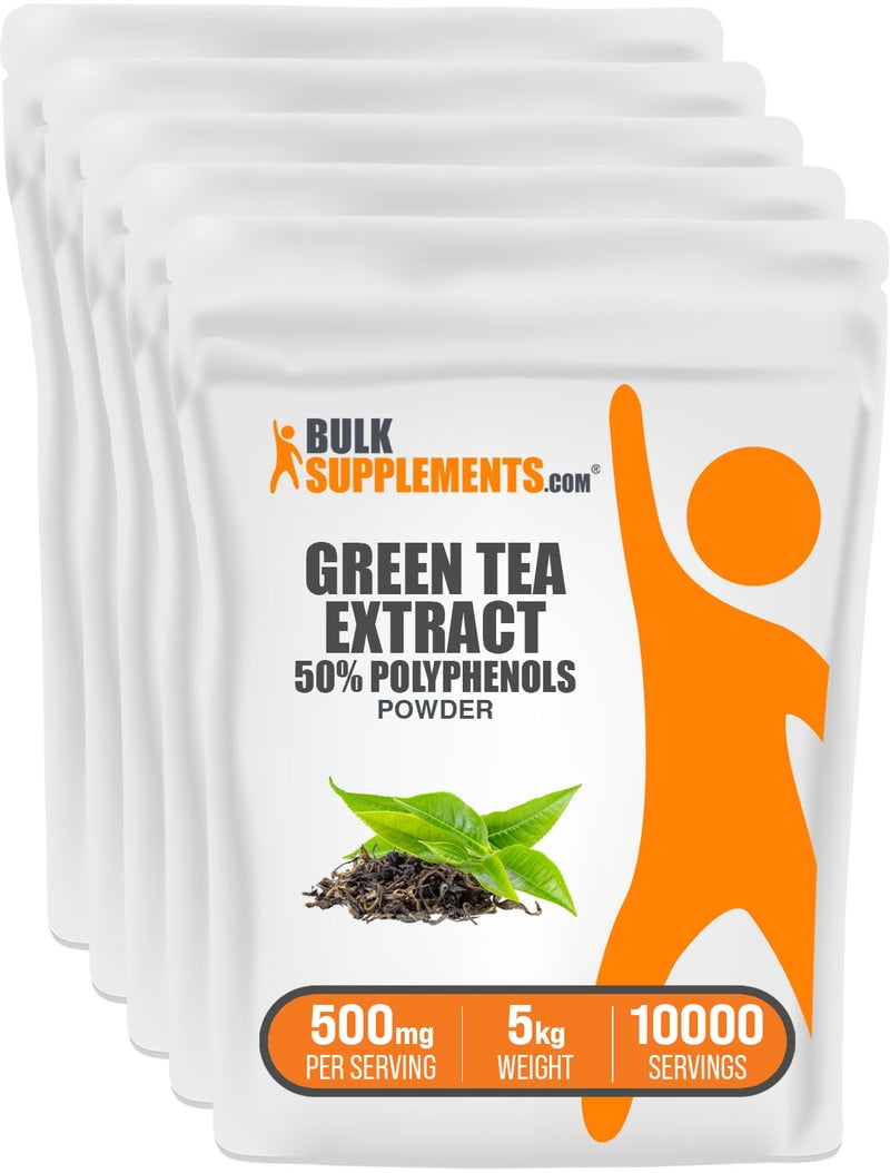 BulkSupplements Green Tea Extract (50% Polyphenols) Powder - 500mg per ...