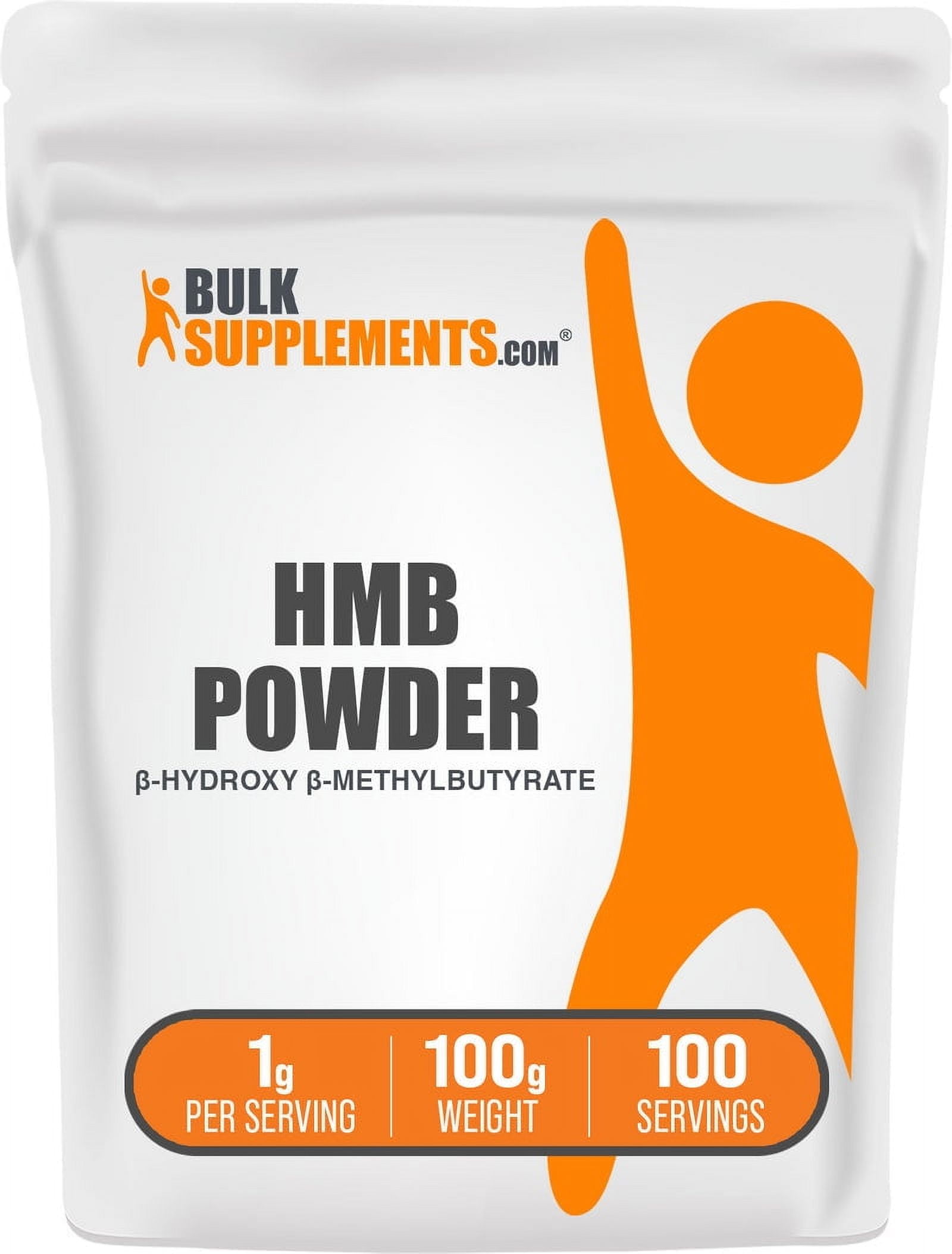 BulkSupplements.com Calcium HMB Powder, 1000mg - Vegan, Gluten Free ...