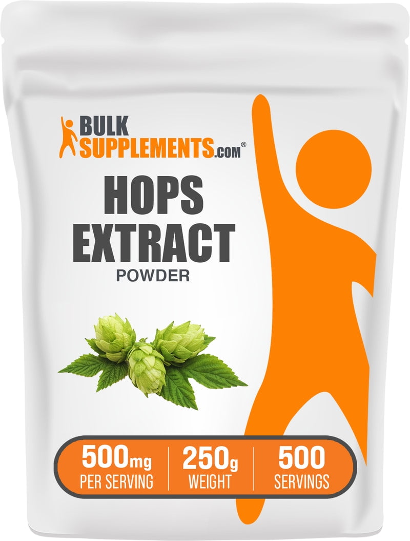 BulkSupplements Hops Extract Powder - 500mg per Serving - 250 Grams (8. ...