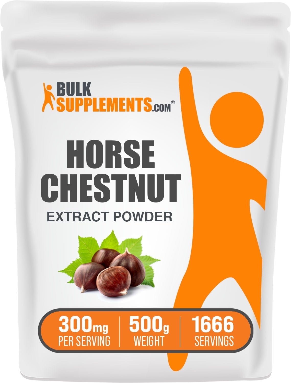 BulkSupplements Horse Chestnut Extract Powder - 300mg per Serving - 500 ...