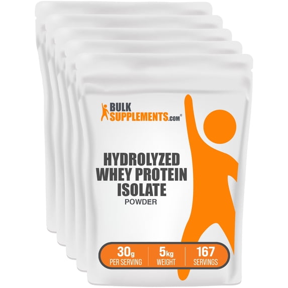 BulkSupplements.com Hydrolyzed Whey Protein Isolate Powder, 30g ...