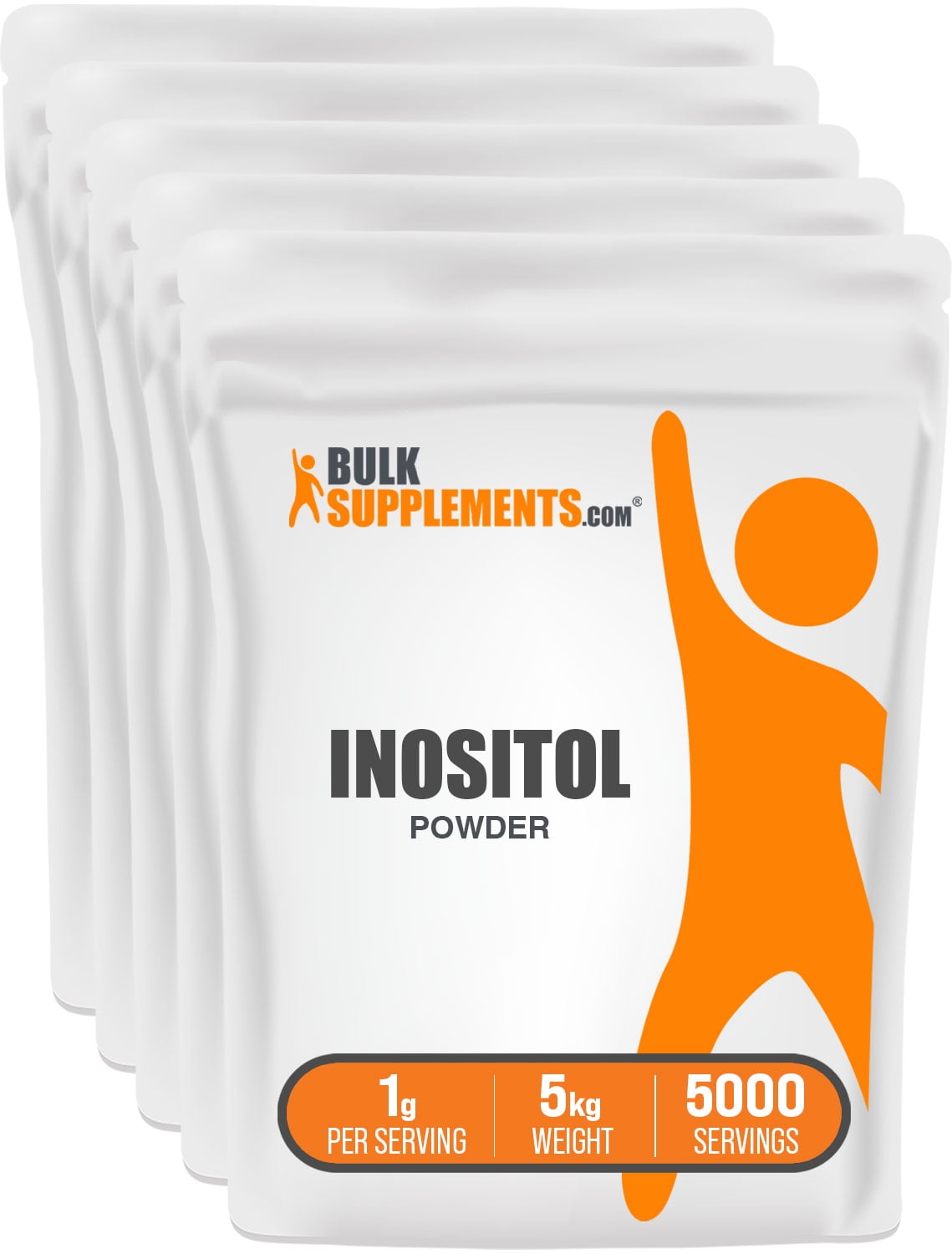 BulkSupplements® Inositol Powder - Gluten Free, 1g per Serving - 5 ...