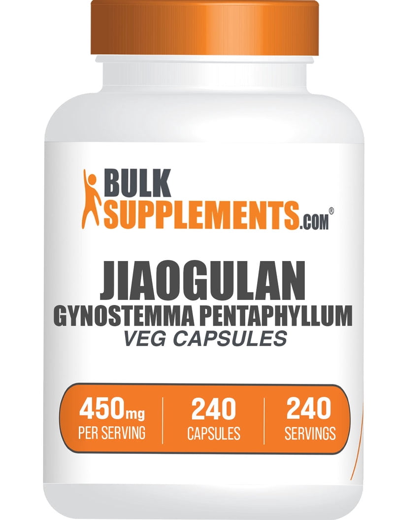 BulkSupplements Jiaogulan Extract Capsules - Vegan, 4500mg Equivalent ...