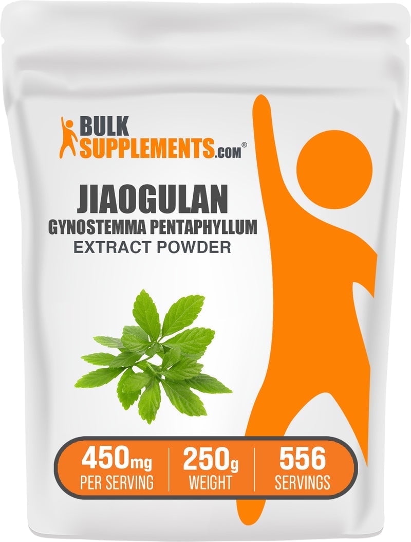 BulkSupplements Jiaogulan Extract Powder - Gynostemma Pentaphyllum ...