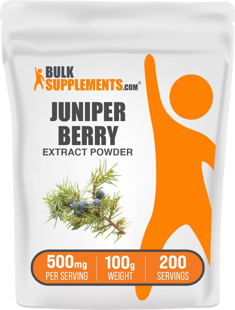 BulkSupplements Juniper Berry Extract Powder - 500mg per Serving - 100 ...
