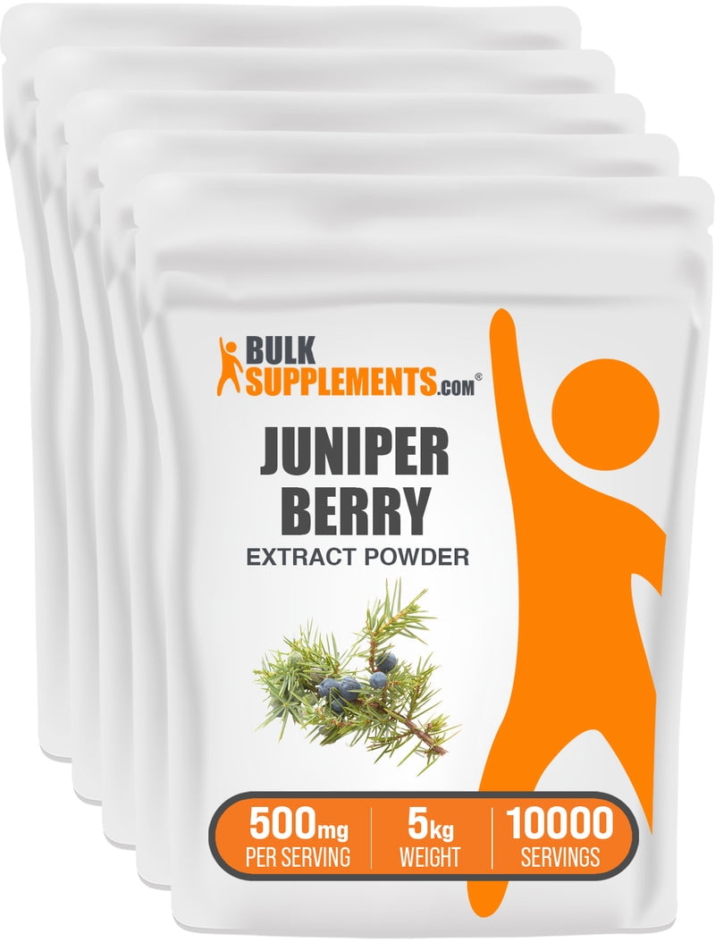 BulkSupplements Juniper Berry Extract Powder - 500mg per Serving - 5 ...