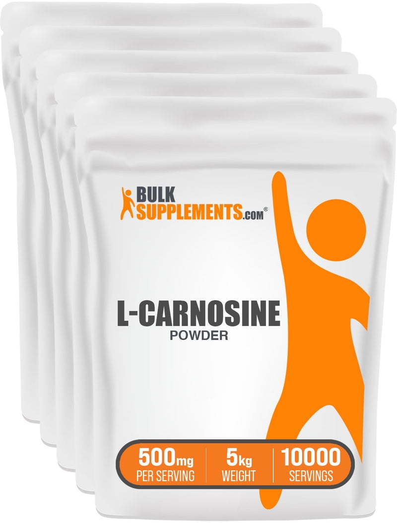 BulkSupplements L-Carnosine Powder - 500mg per Serving - 5 Kilograms ...