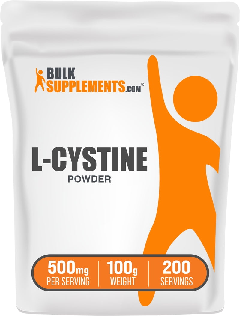 BulkSupplements L-Cystine Powder - 500mg per Serving - 100 Grams (3.5 ...