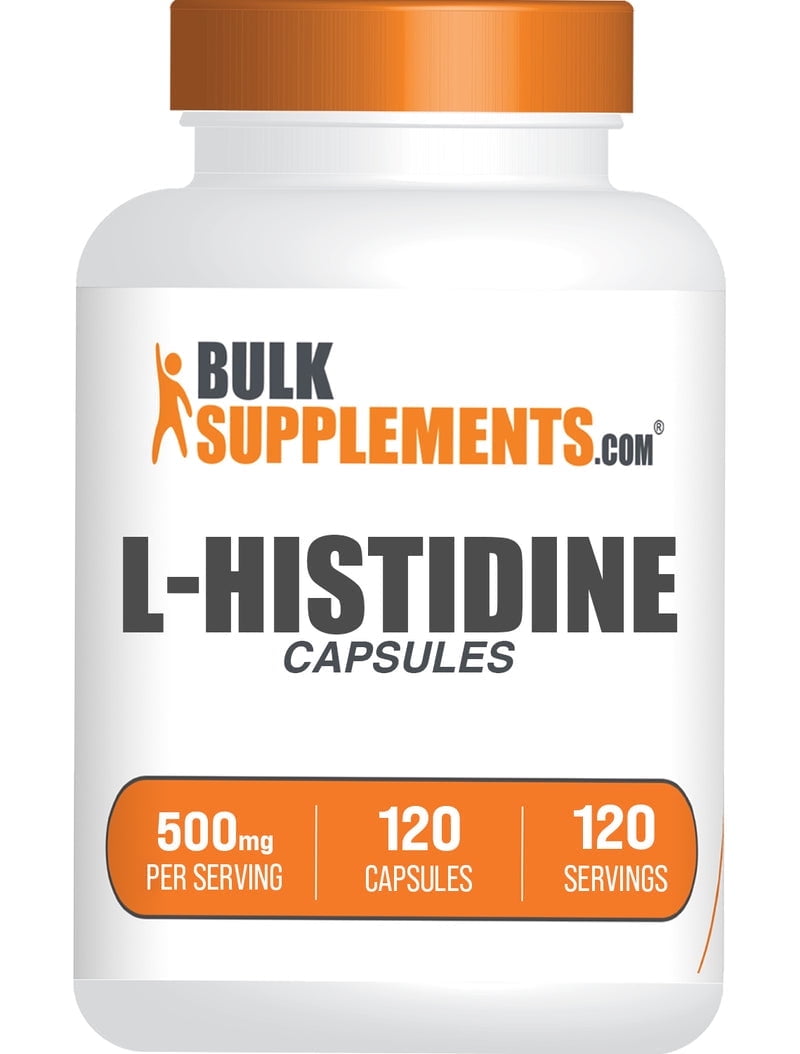 BulkSupplements L-Histidine Capsules, 500mg, 120 Servings - Walmart.com