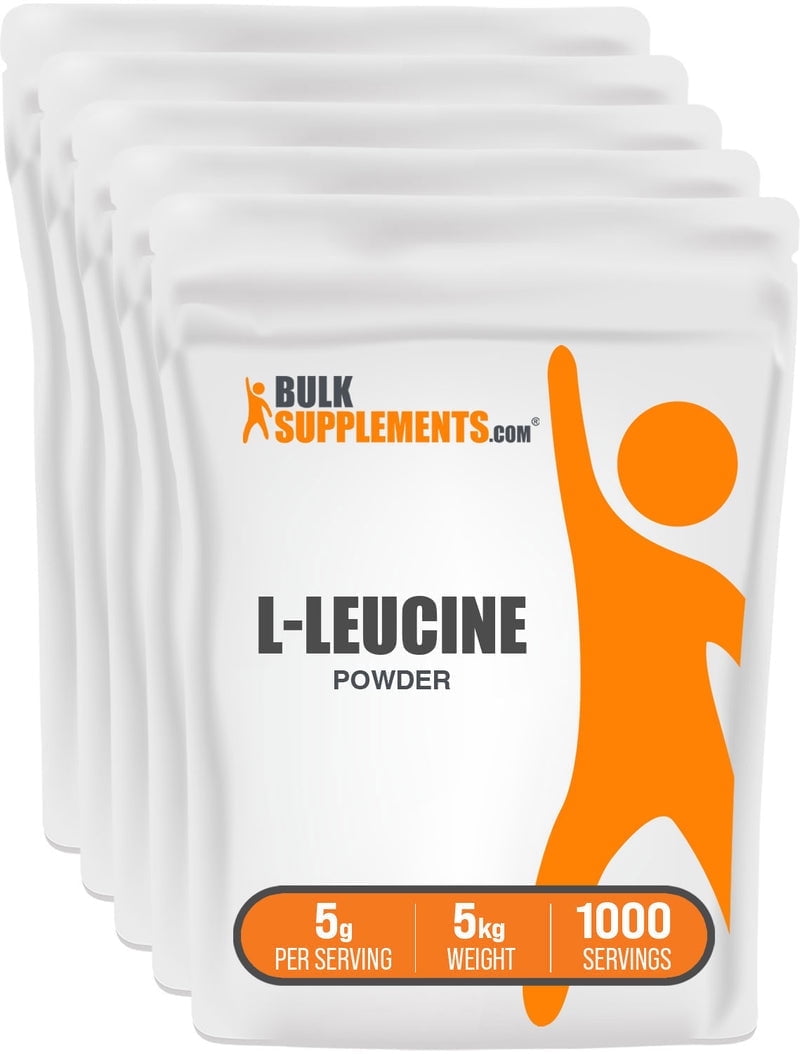 BulkSupplements L-Leucine Powder - BCAA Supplements, Amino Acid ...