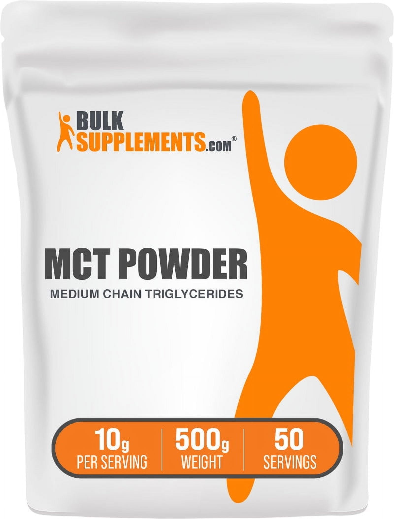 BulkSupplements MCT Powder - 10g per Serving - 500 Grams (1.1 lbs) - 50 ...
