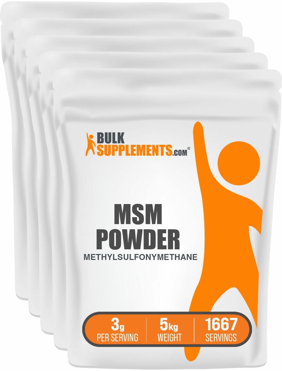 BulkSupplements MSM Powder - Methylsulfonylmethane, Dietary Supplement ...