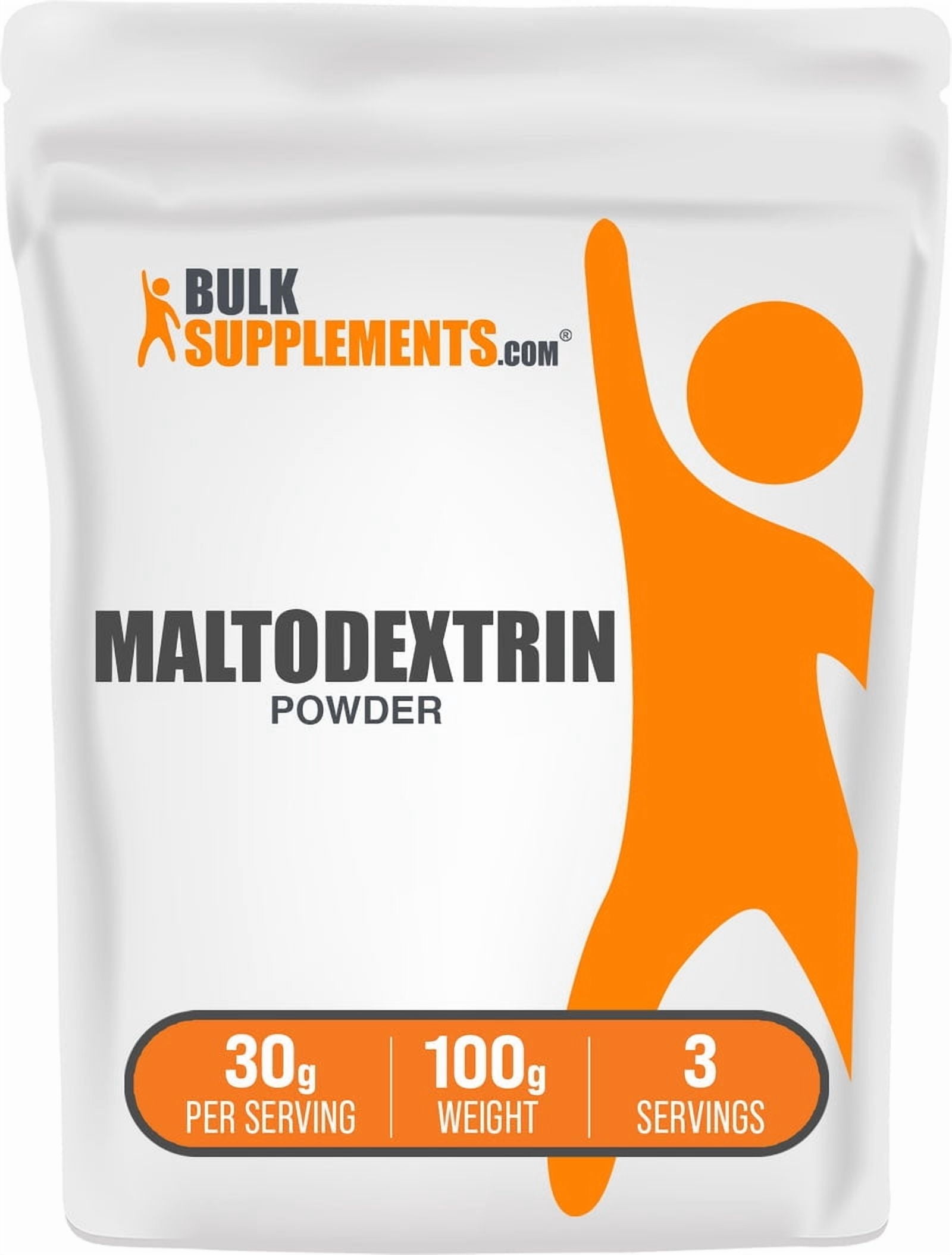 BulkSupplements Maltodextrin Powder - 30g per Serving - 100 Grams (3.5 ...
