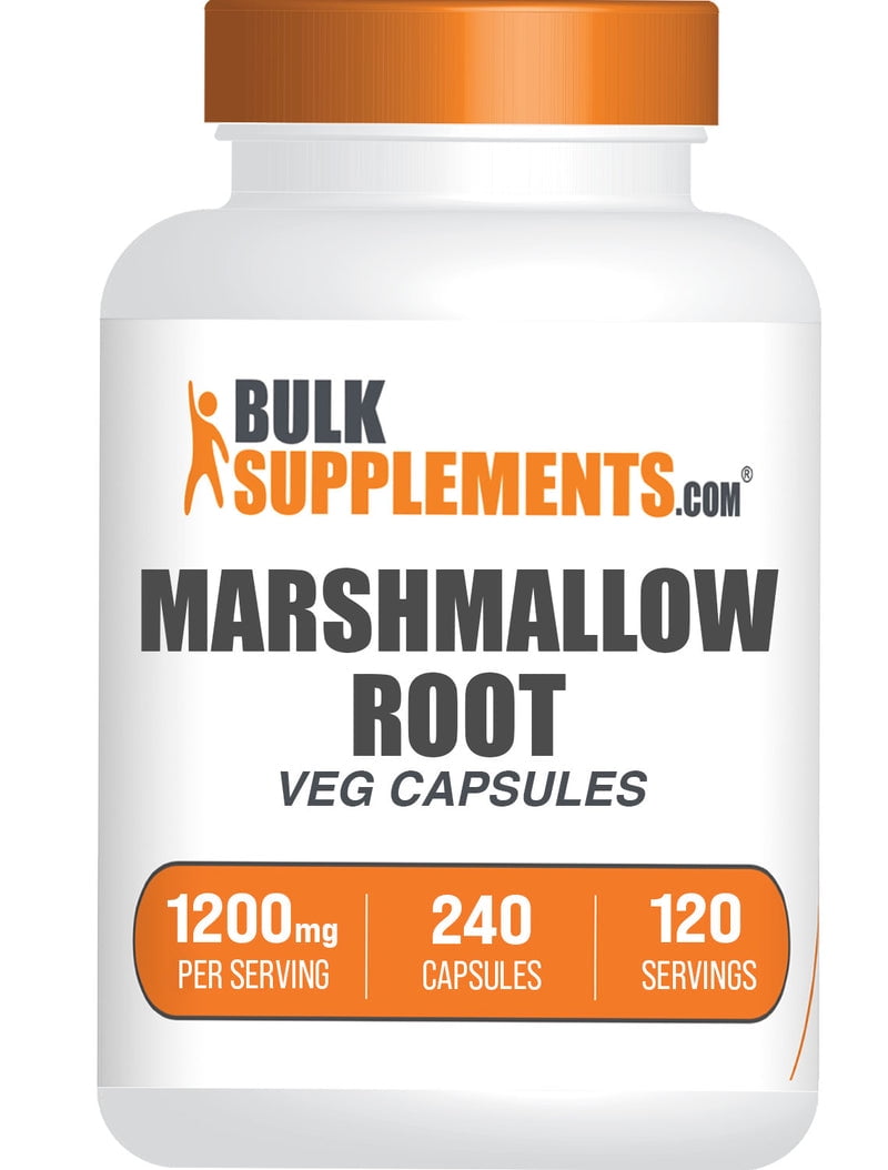 BulkSupplements Marshmallow Root Capsules, 240 Capsules, 120 Servings ...